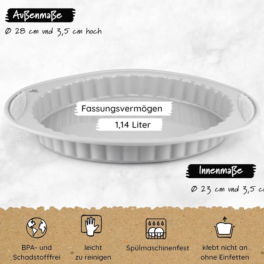 Obstkuchenform aus Silikon online kaufen - Backefix